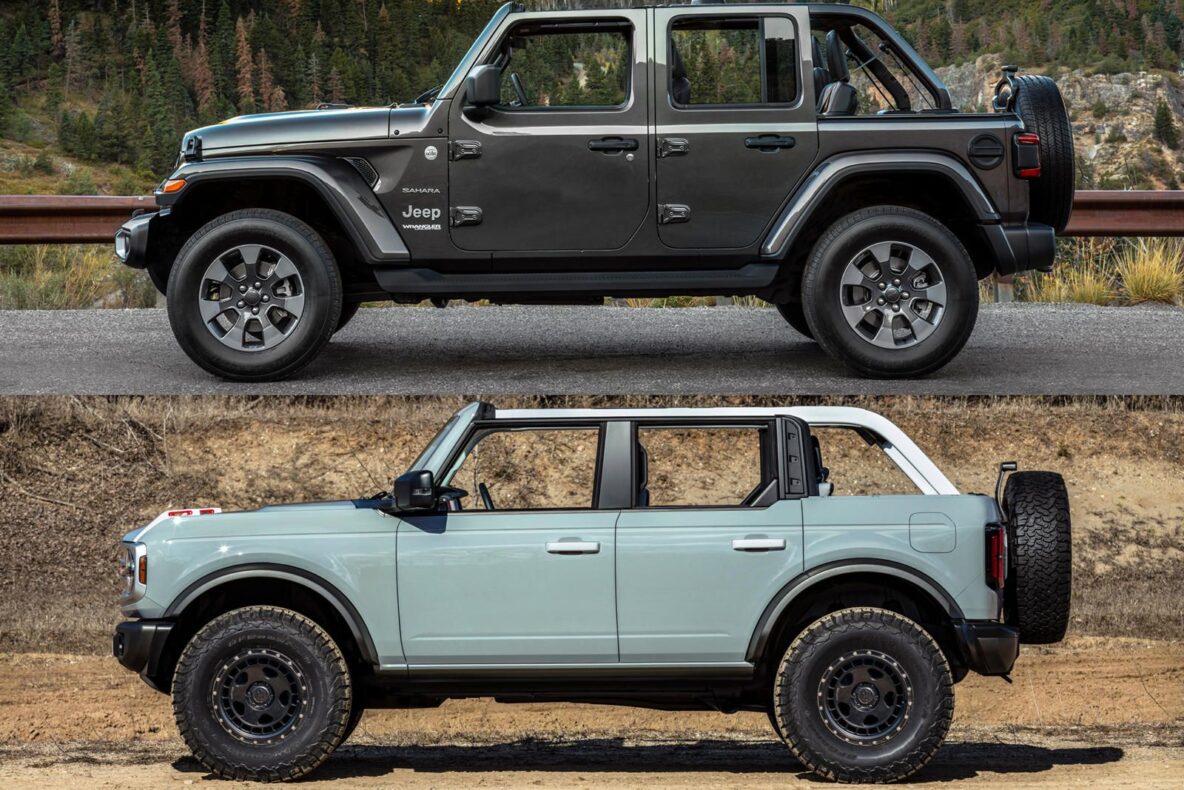 Off-Roading Showdown: Ford Bronco vs. Jeep Wrangler - E3 OffRoad ...